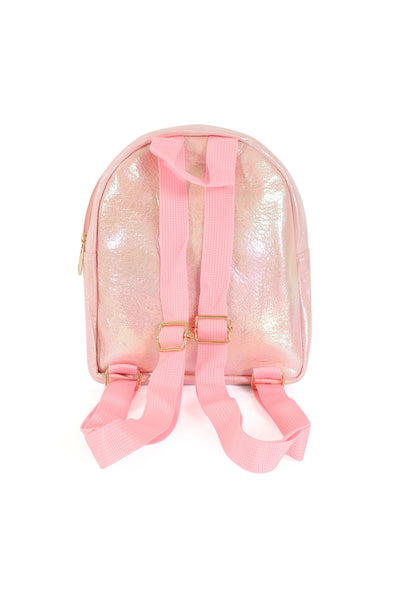 Cute Rainbow Glitter Kids Backpack Pink - Pack of 6