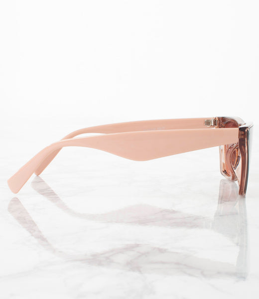 Single Color Sunglasses - P7422AP-PEACH - Pack of 6 - $3.5/piece
